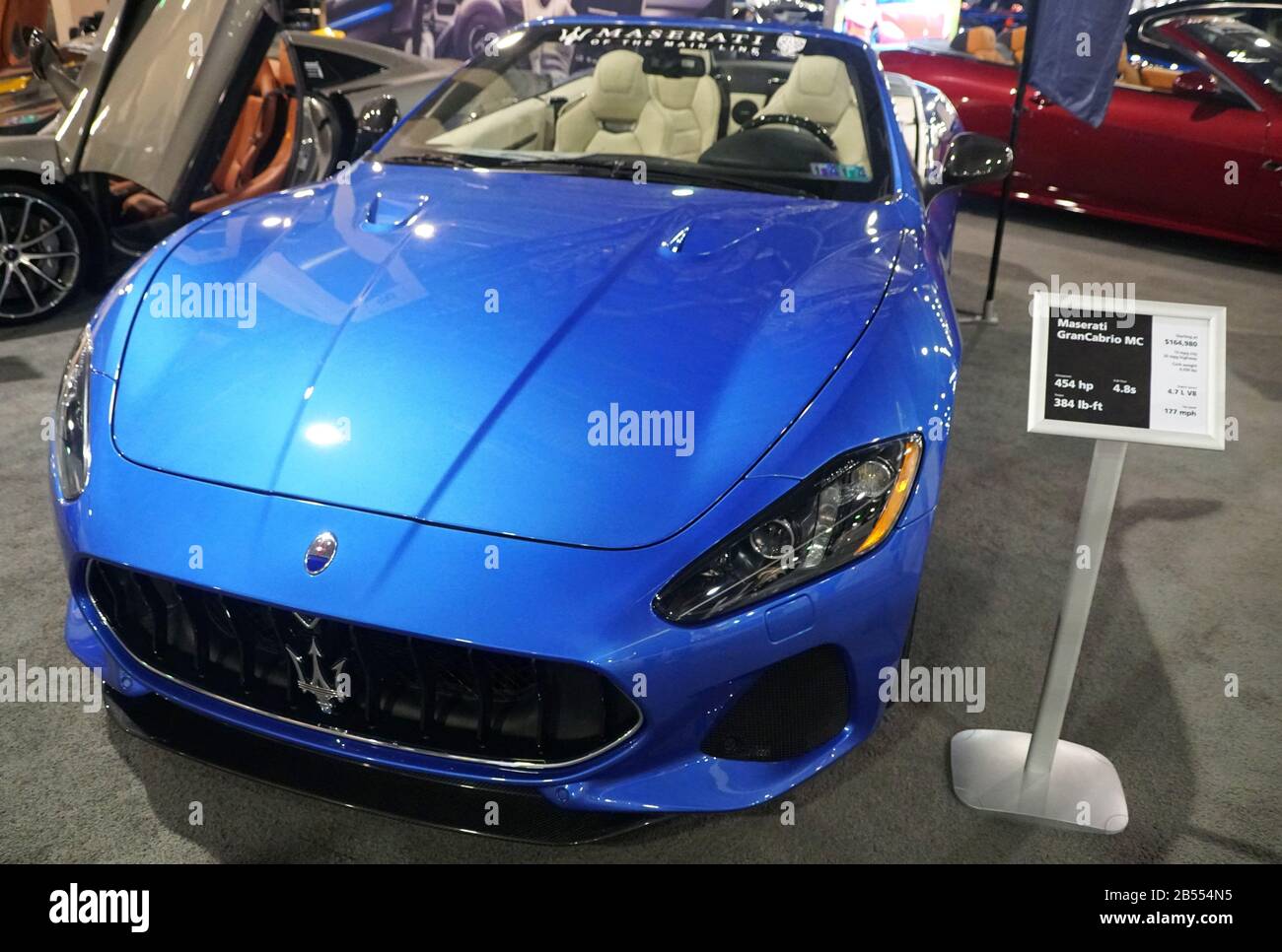 Philadelphia, Pennsylvania, U.S.A - February 10, 2020 - The blue color ...