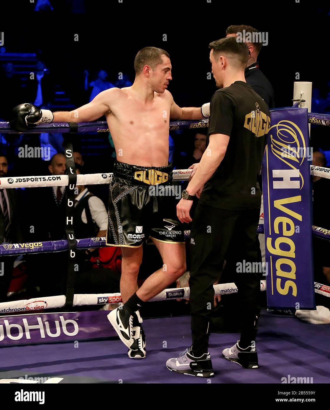 Scott Quigg after his fight against Jono Carroll in their Super ...