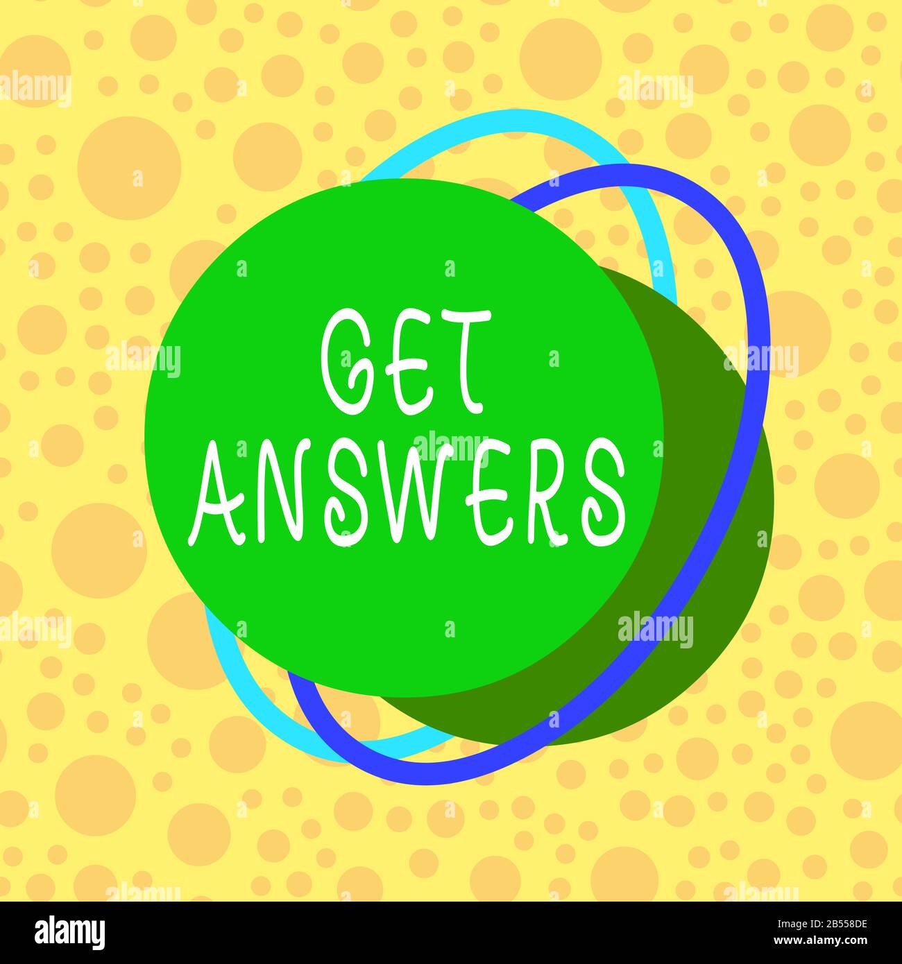 Conceptual hand writing showing Get Answers. Concept meaning to get a ...