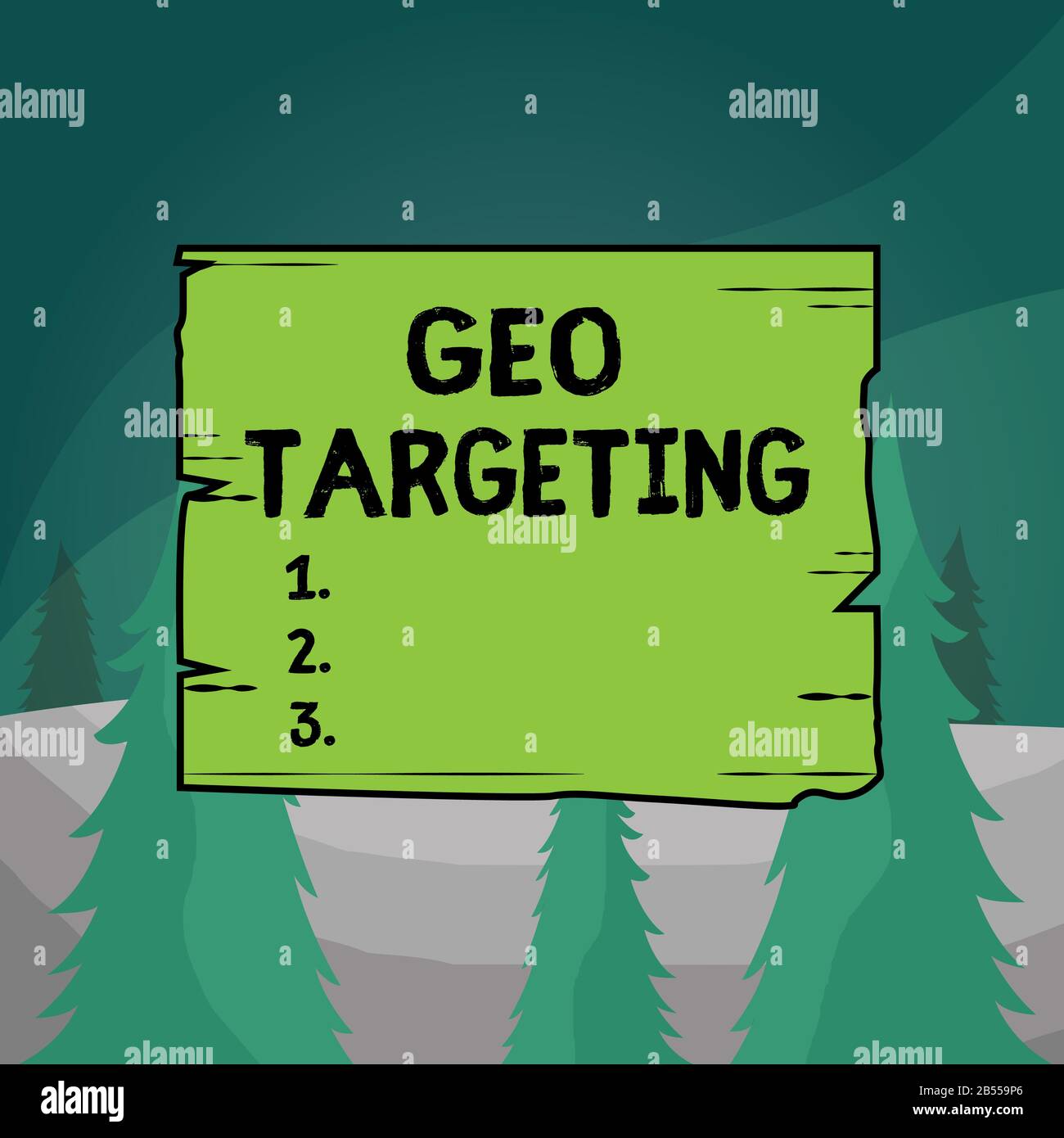 Word writing text Geo Targeting. Business photo showcasing method of ...