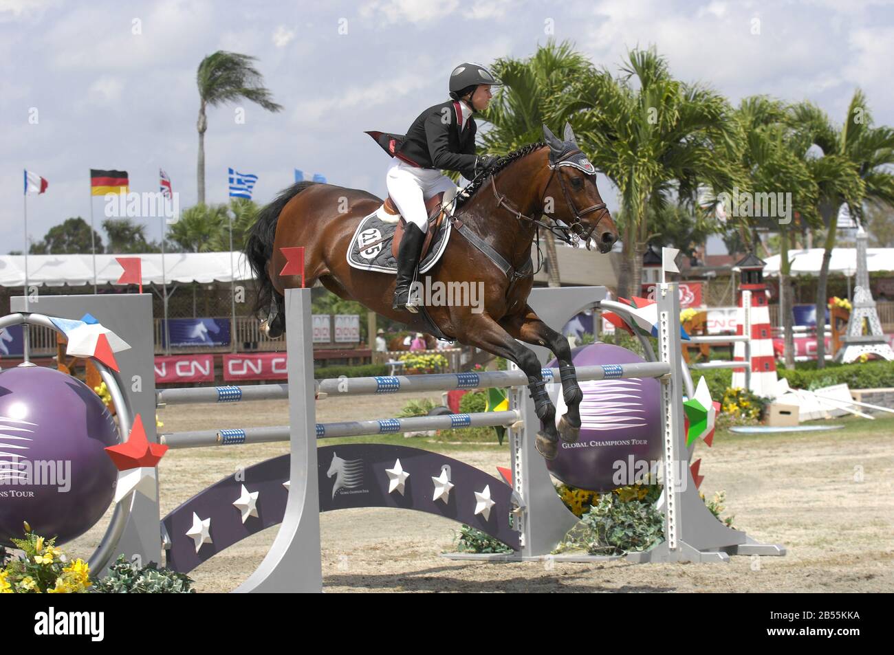 Georgina Bloomberg (USA) riding Star Apple, Winter Equestrian Festival ...