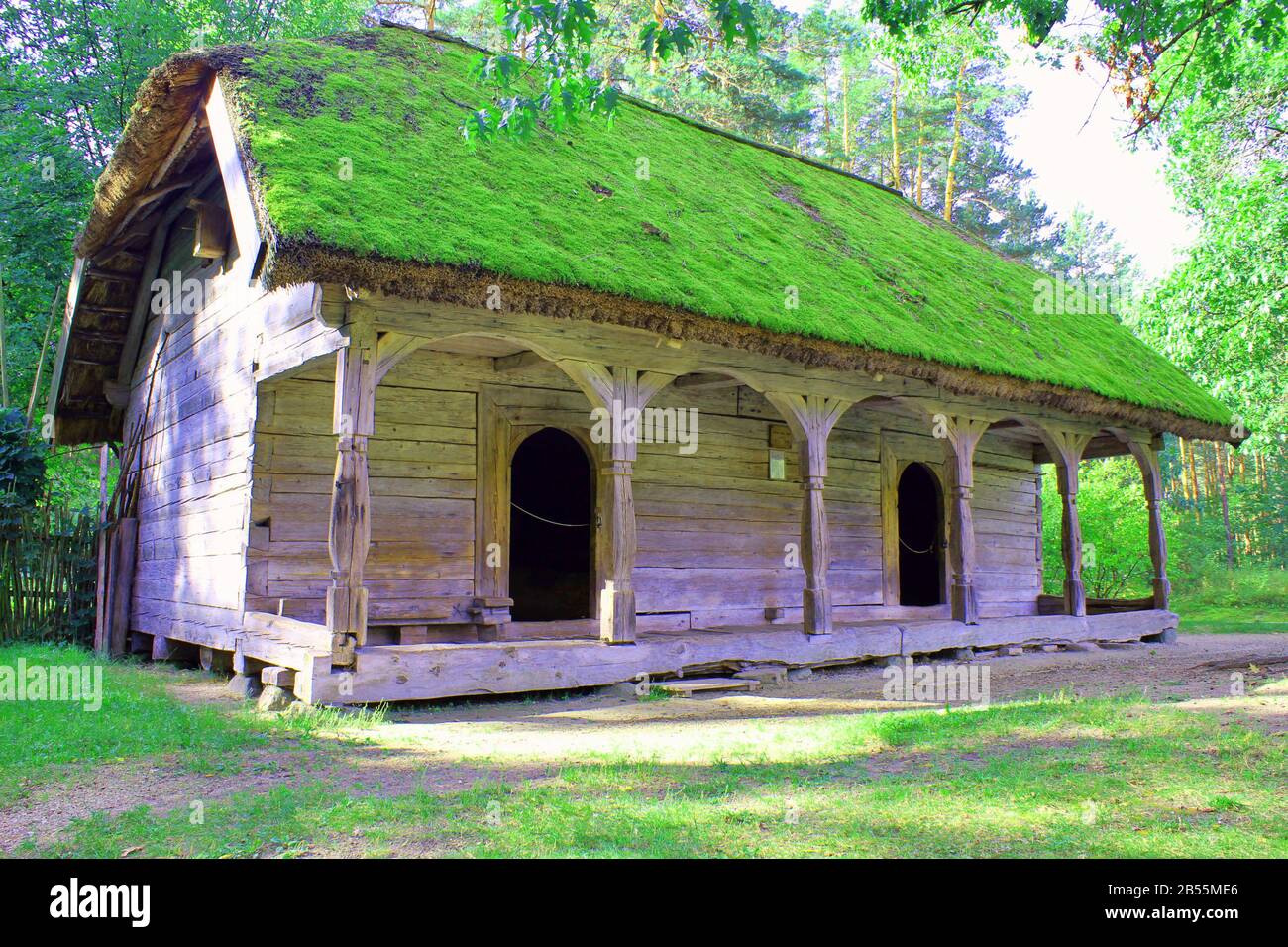 Old traditional wooden house in nature Stock Photo - Alamy