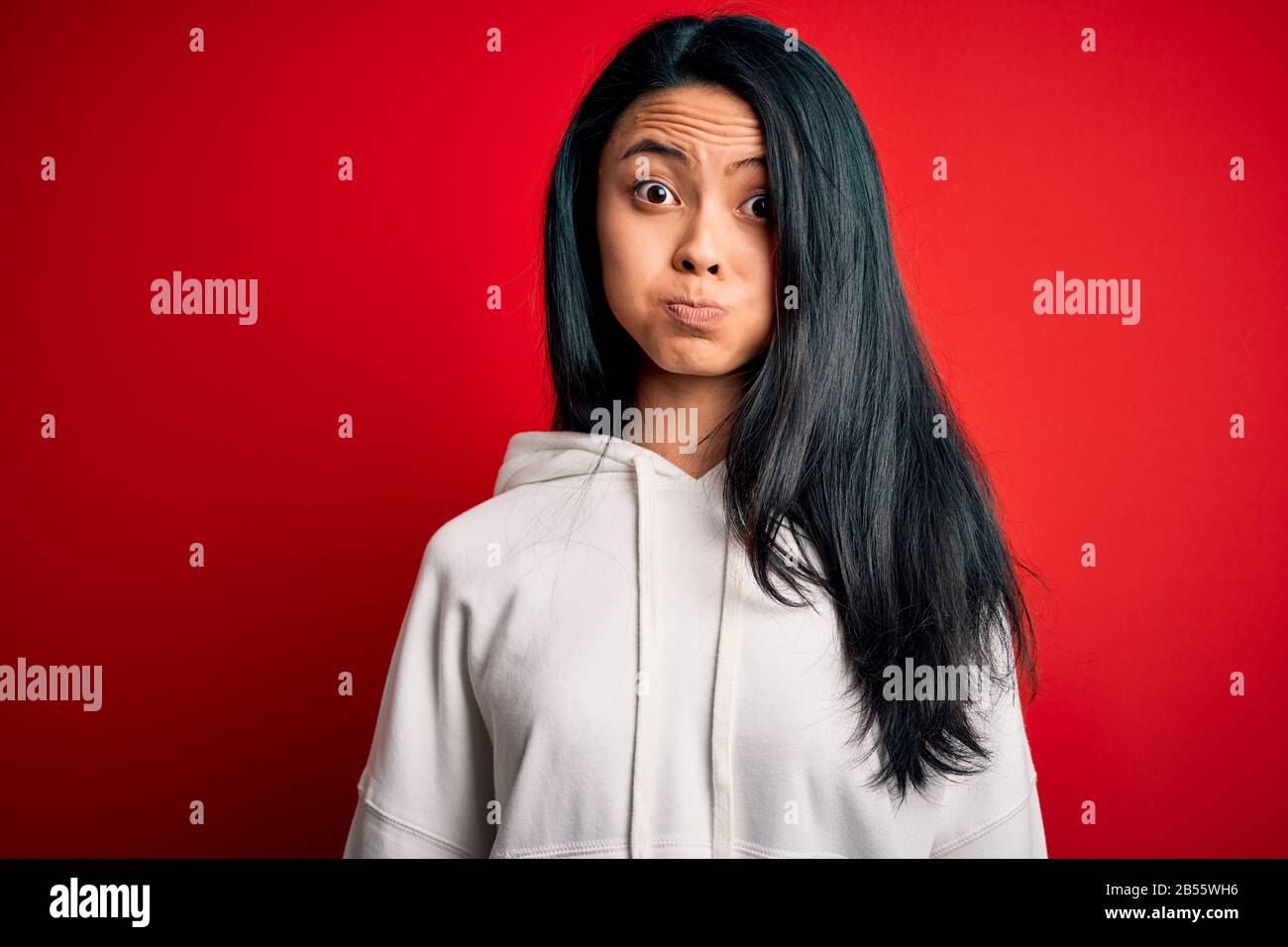 Chinese woman red cheeks hi-res stock photography and images - Alamy