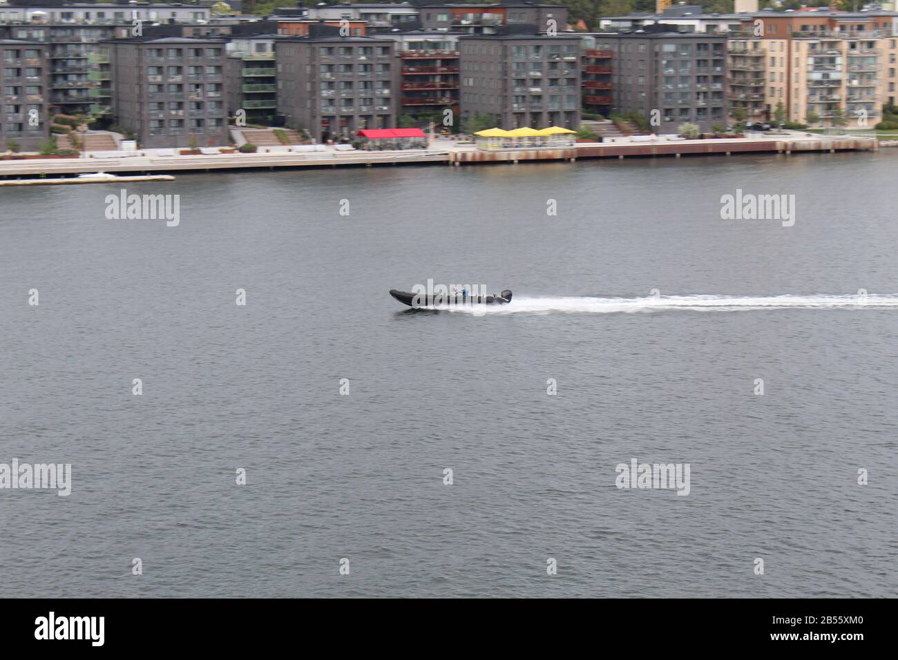 Ship travel on the sea Stock Photo - Alamy