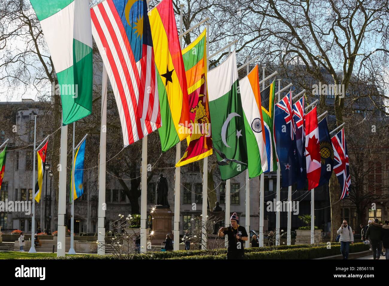 Commonwealth countries flags hi-res stock photography and images - Alamy