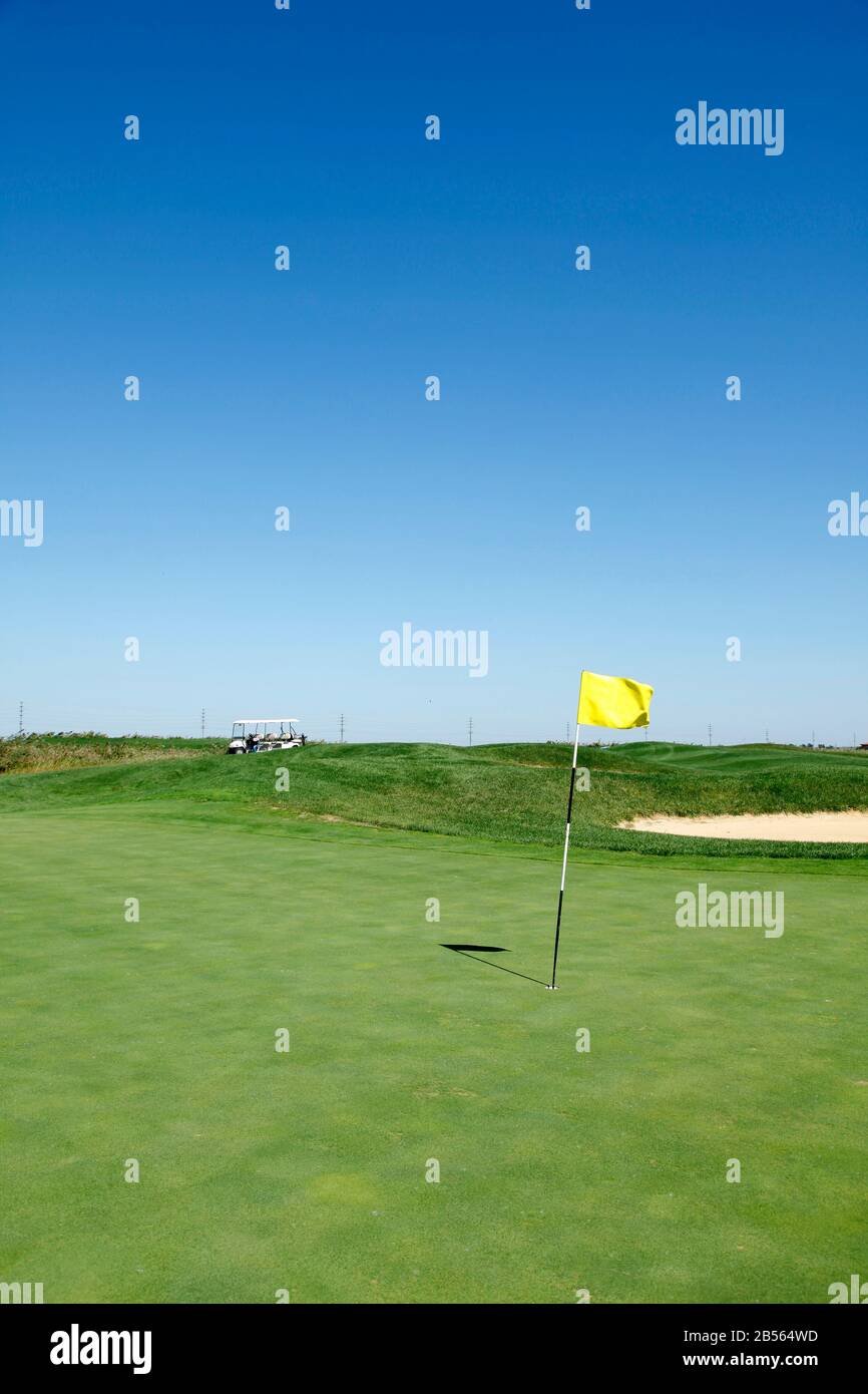 The golf course landscape Stock Photo - Alamy