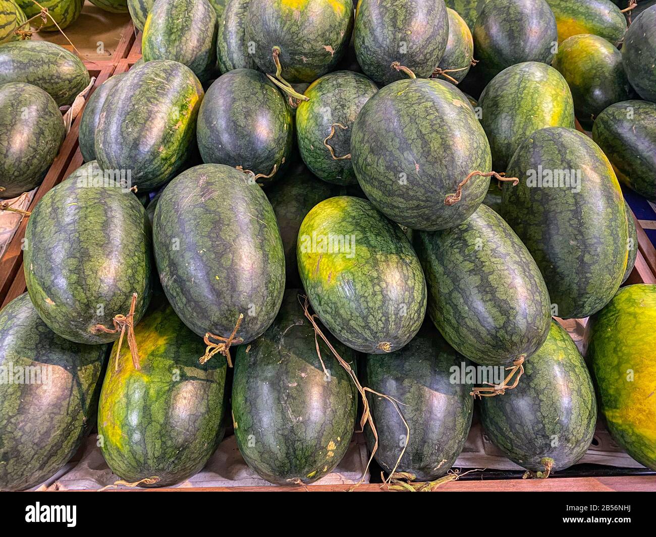 Watermelons grocery store hi-res stock photography and images - Alamy
