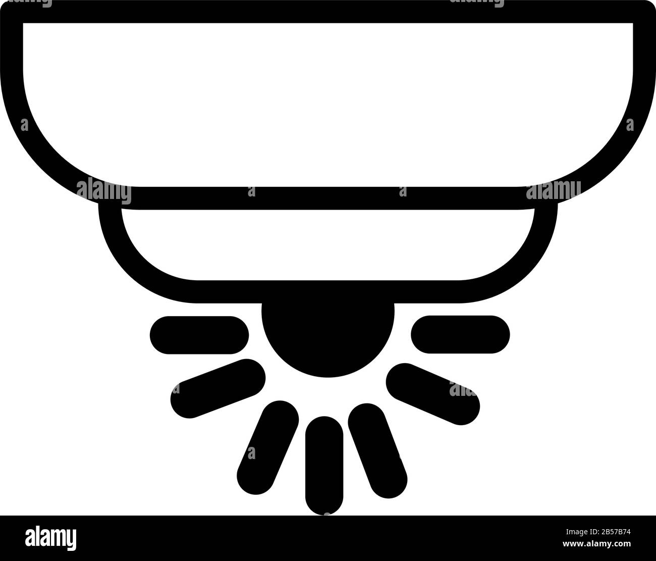 safety siren in white background vector illustration design Stock ...