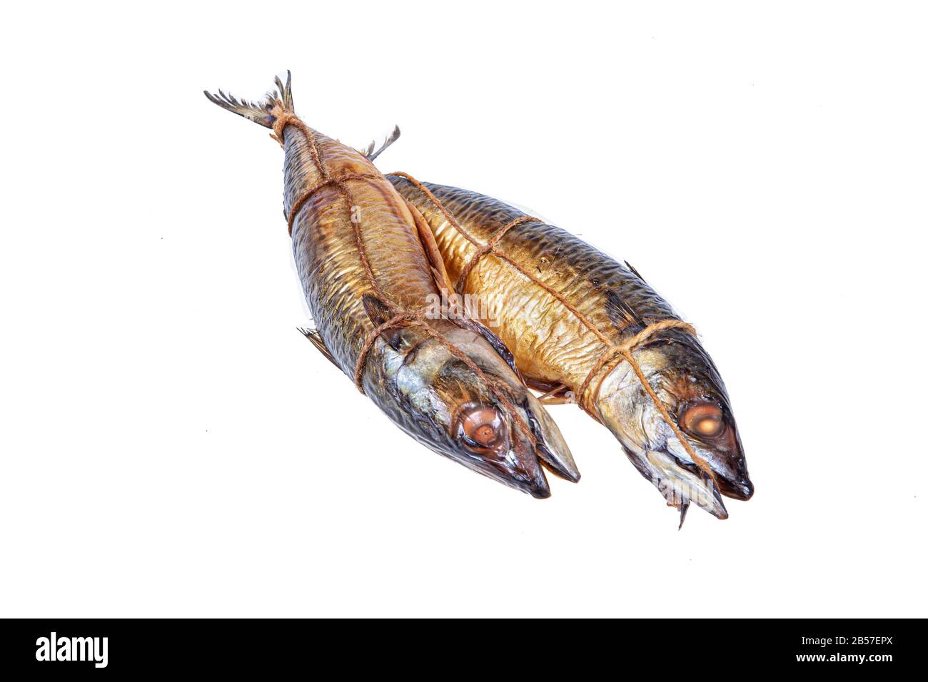 Smoked red fish on an isolated studio background Stock Photo - Alamy