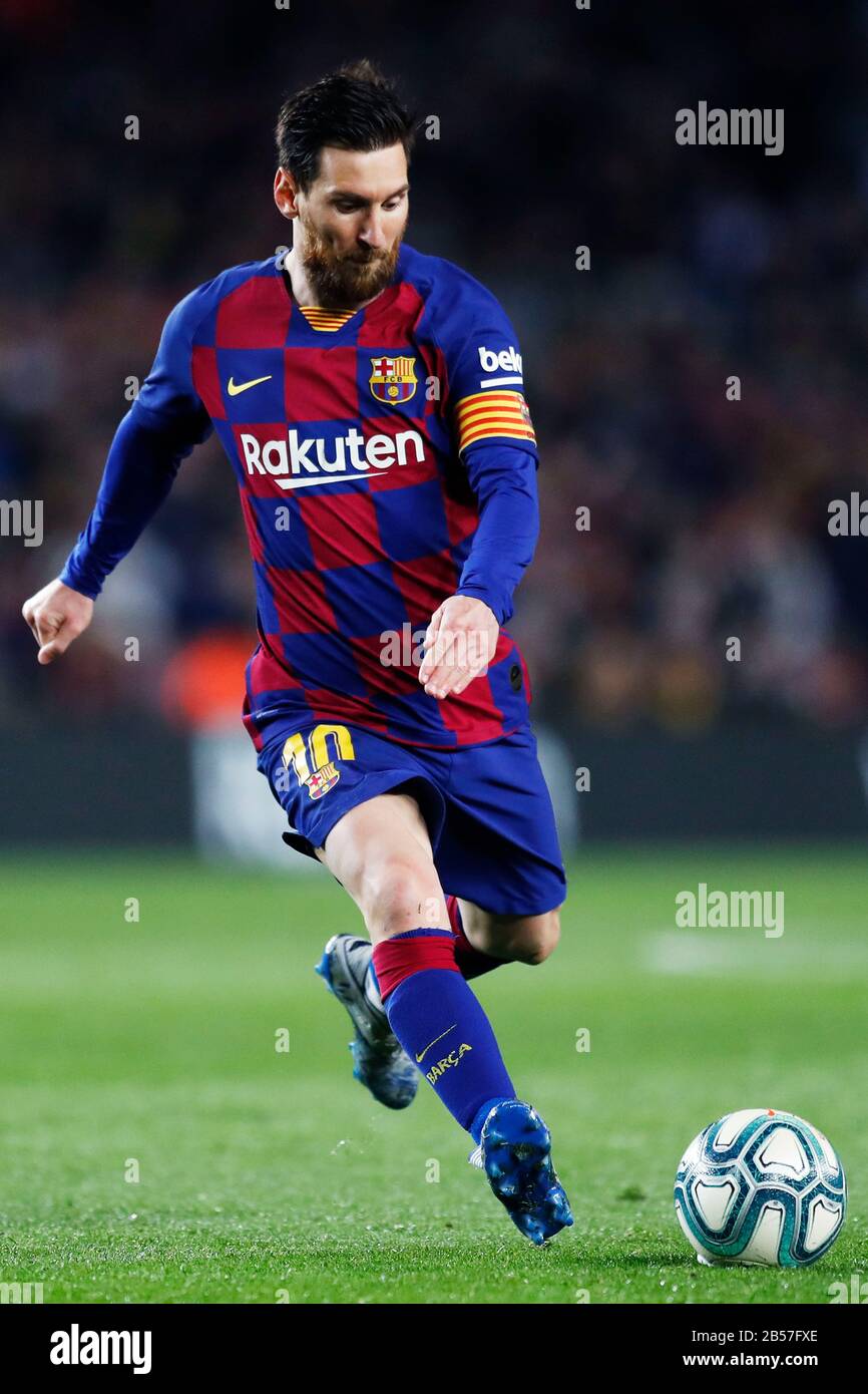 Barcelona, Spain. Credit: D. 7th Mar, 2020. Lionel Messi (Barcelona ...