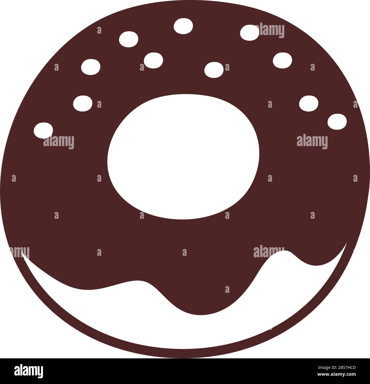 delicious donuts, line style icon vector illustration design Stock ...