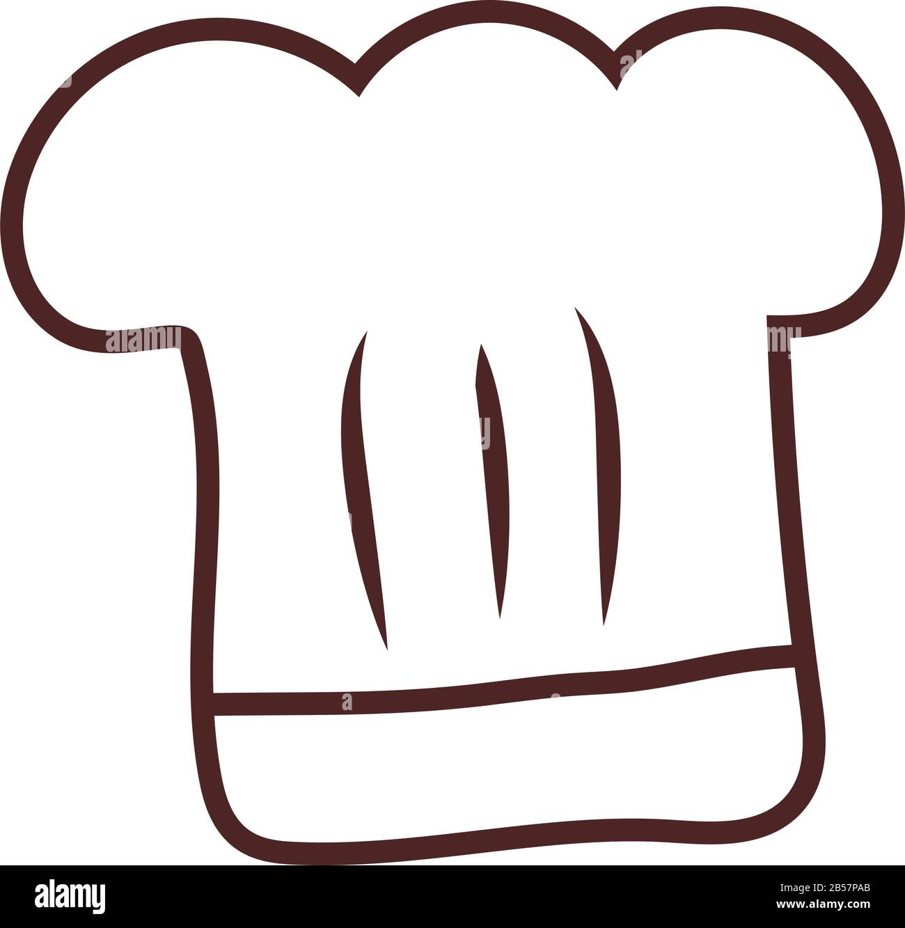 chef hat, line style icon vector illustration design Stock Vector Image ...