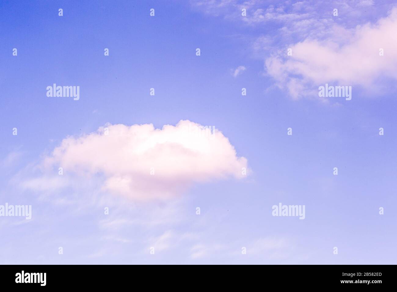 Clear blue sky and clouds in Japan Stock Photo - Alamy