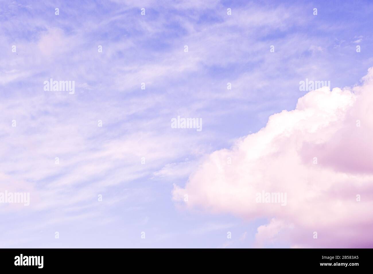 Clear blue sky and clouds in Japan Stock Photo - Alamy
