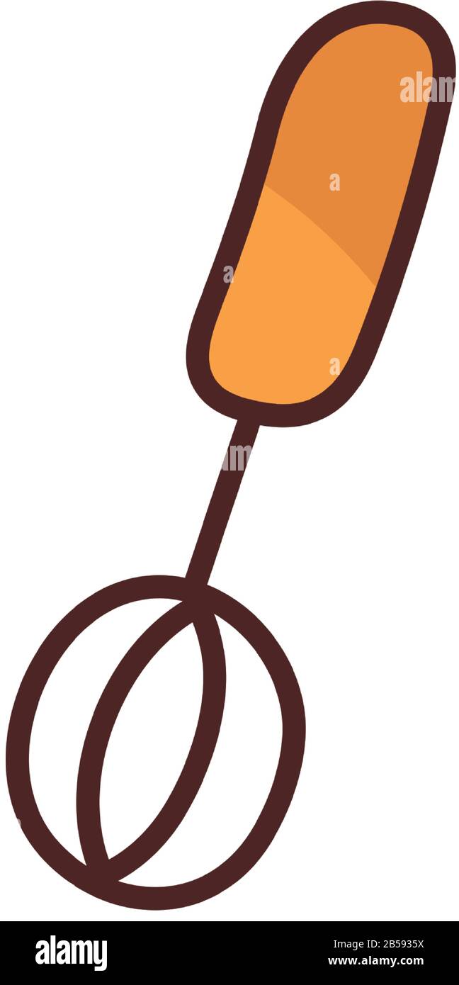bakery whisk on white background vector illustration design Stock ...