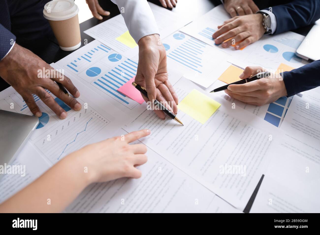 Person analyzing financial documents hi-res stock photography and ...