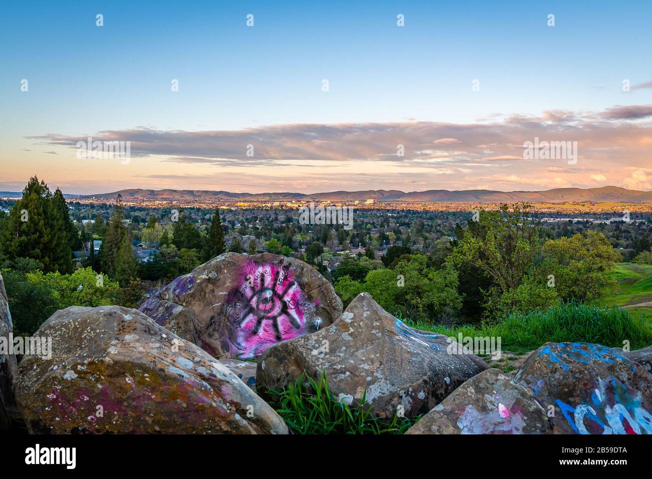 Dinosaur Hill Park at Dusk Stock Photo - Alamy