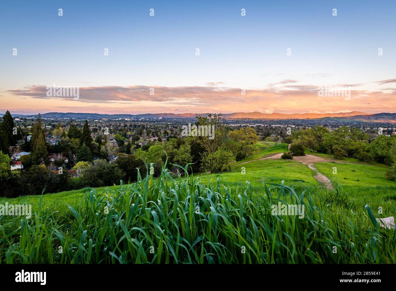 Dinosaur Hill Park at Dusk Stock Photo - Alamy
