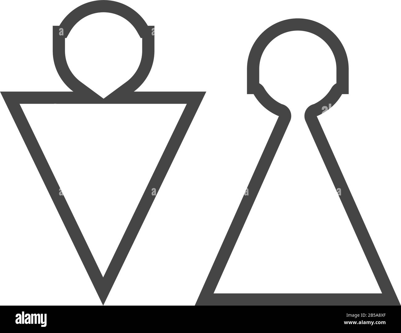 Sign of restroom Stock Vector Images - Alamy