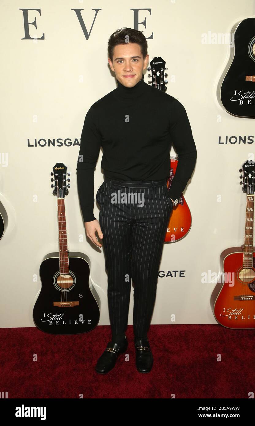 Los Angeles, Ca. 7th Mar, 2020. Casey Cott, at the special screening of ...