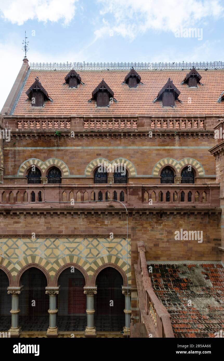 Italian Gothic architecture of Prag Mahal, Bhuj, Kutch, Gujarat, India ...