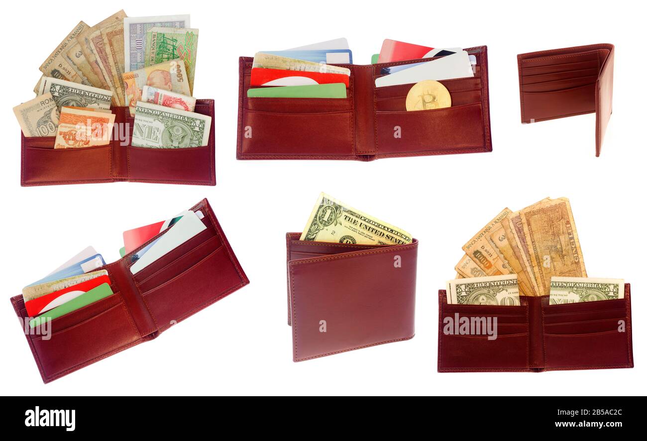 Vintage coin purse isolated hi-res stock photography and images - Alamy