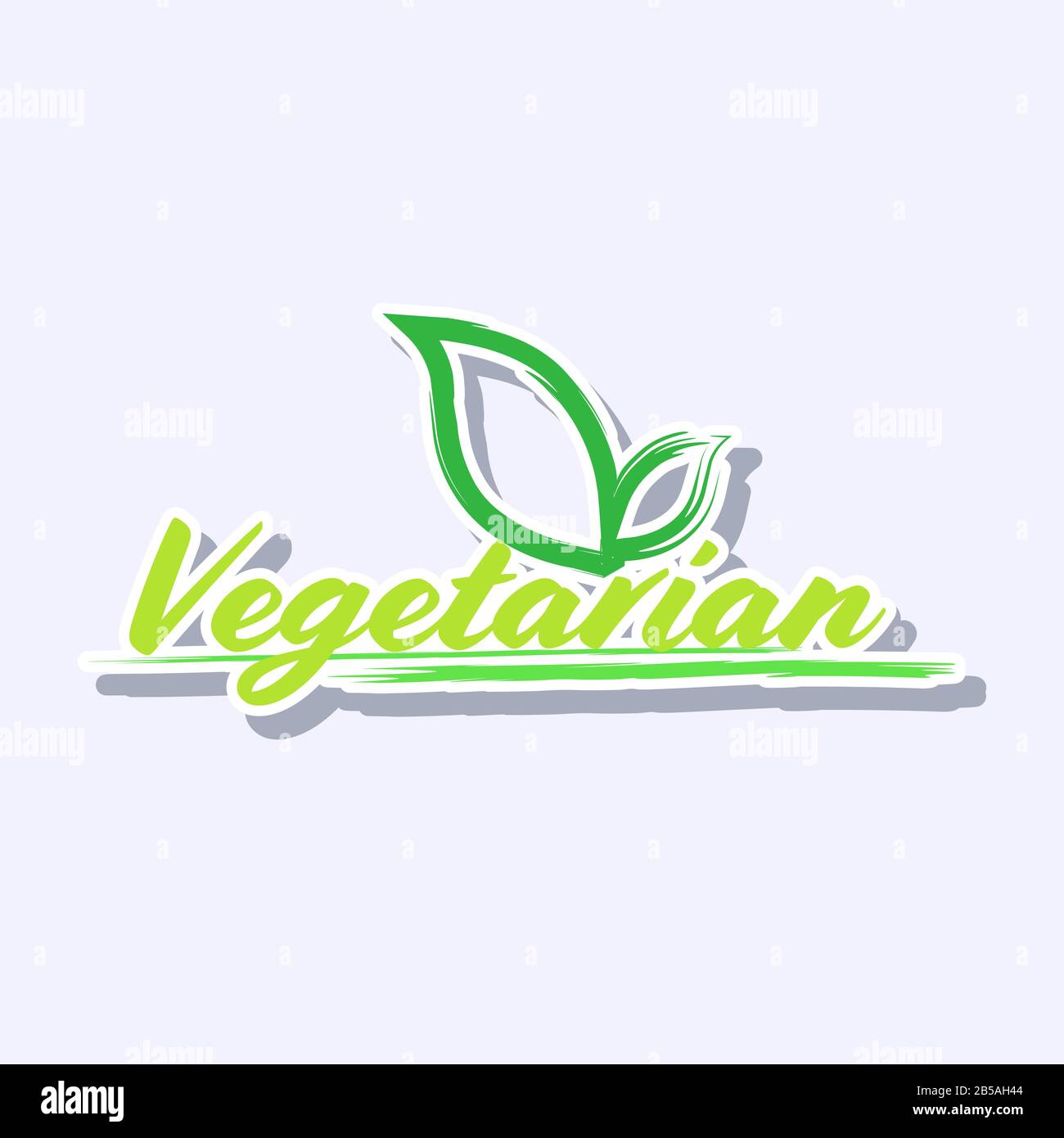 plant based natural product sticker organic healthy vegan market logo ...