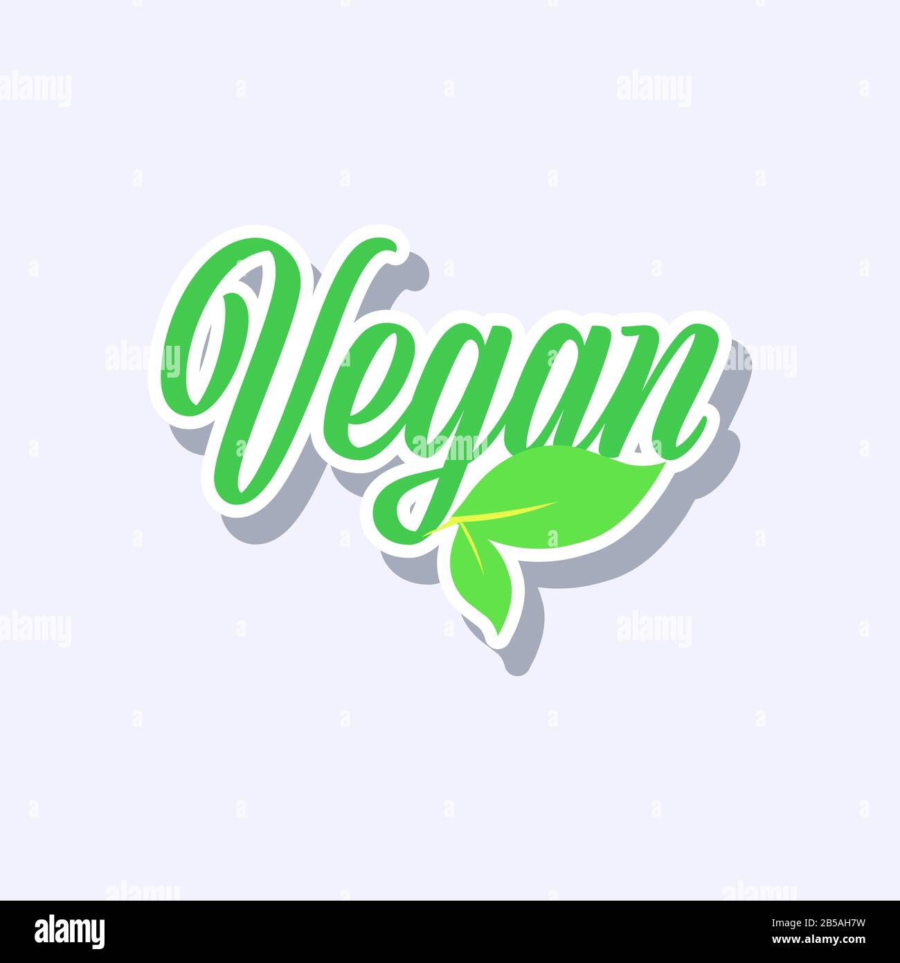 plant based natural product sticker organic healthy vegan market logo ...