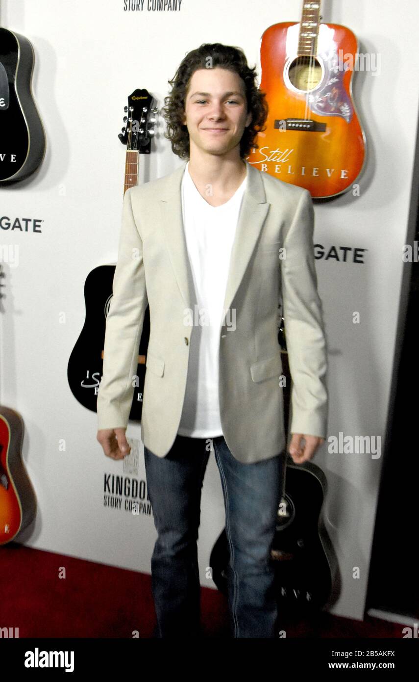 Los Angeles, California, USA 7th March 2020 Actor Montana Jordan ...