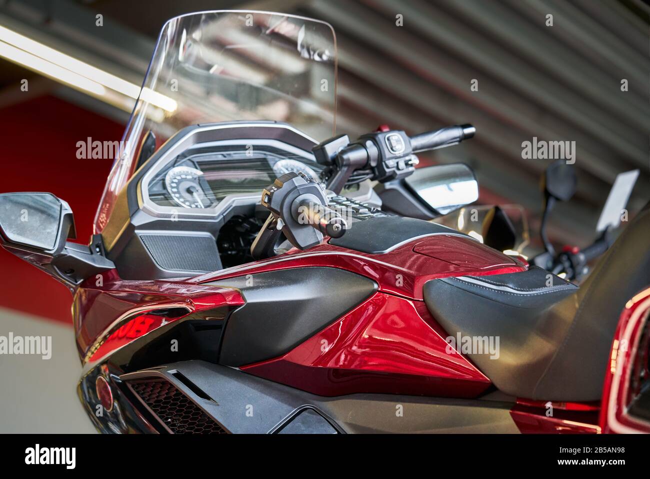 Side view of a custom motorcycle engine Stock Photo - Alamy