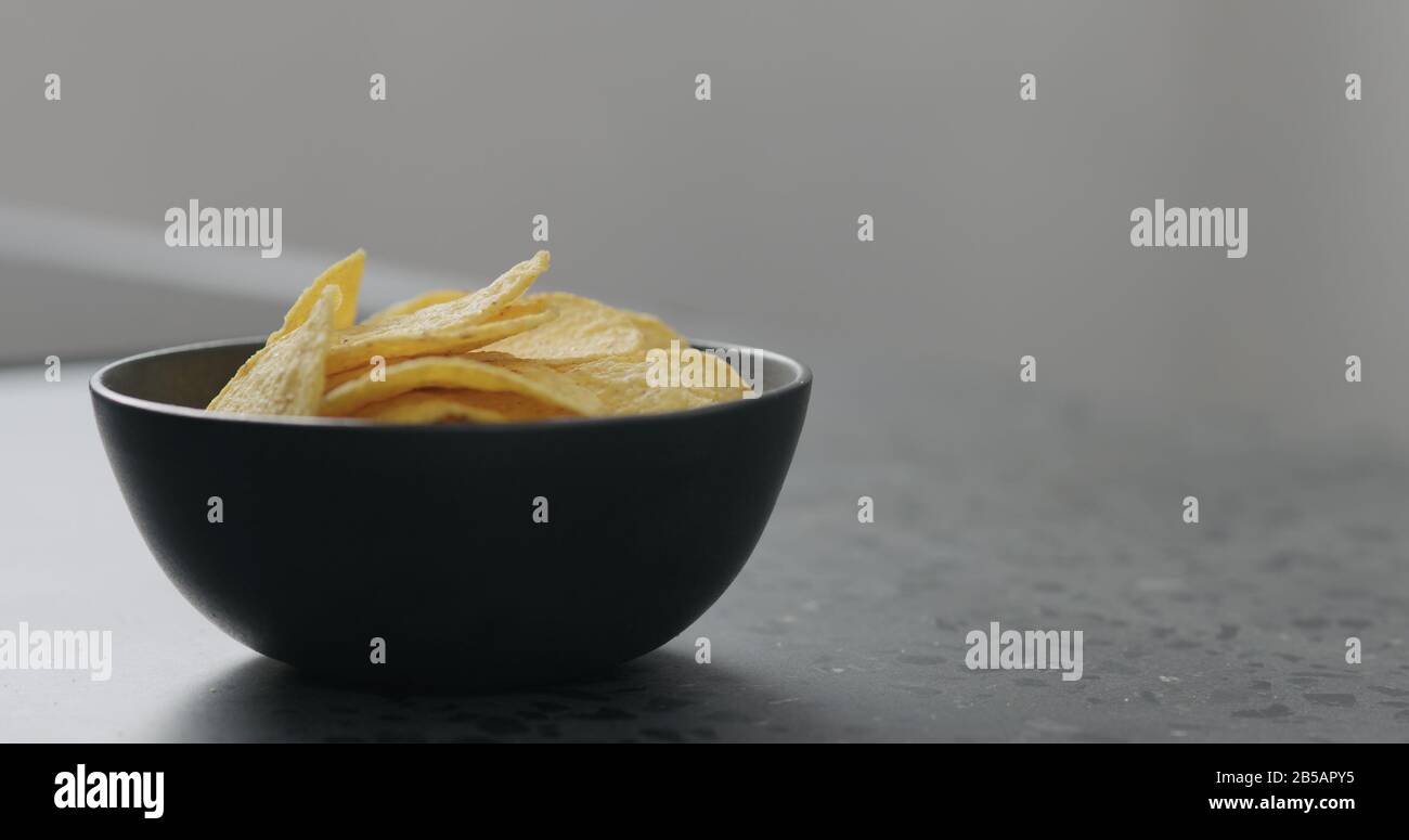 Tortilla chips round hi-res stock photography and images - Alamy