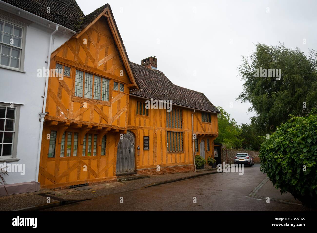 Coloured Houses, Lavernham, Suffolk, England Stock Photo - Alamy