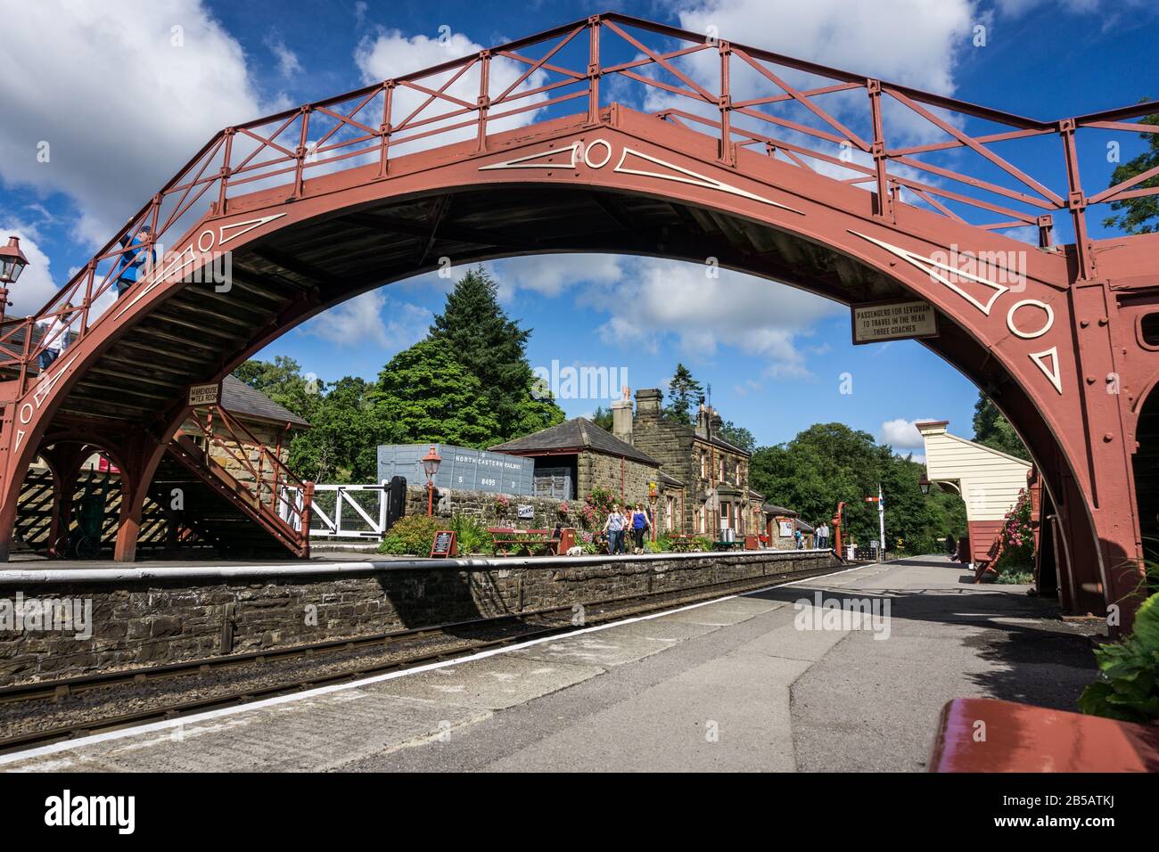 Goathland station on the historic North Yorkshire Moors heritage ...