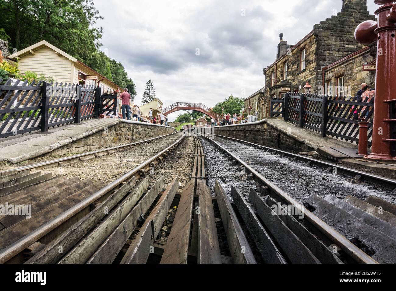 Goathland station on the historic North Yorkshire Moors heritage ...
