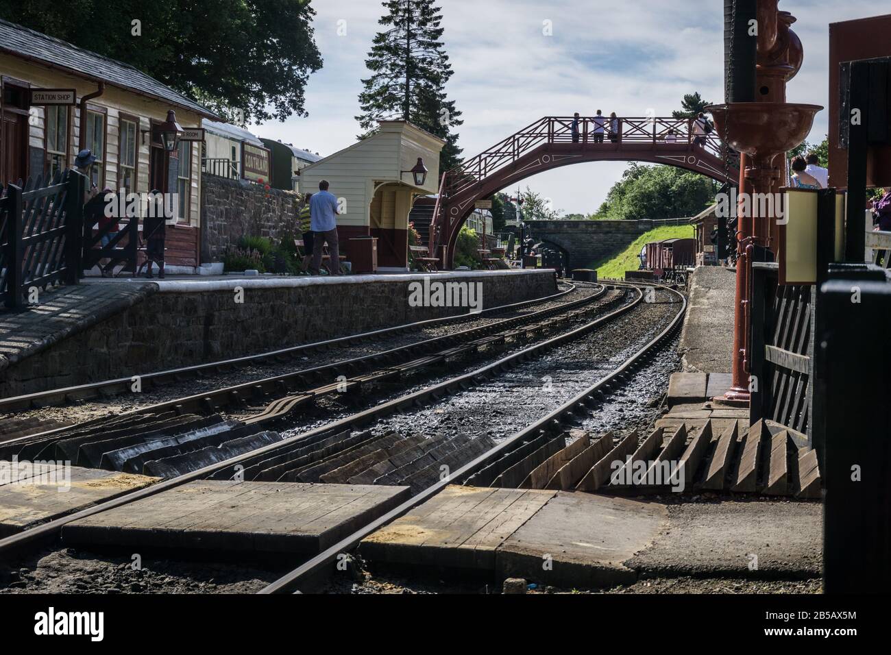 Goathland station on the historic North Yorkshire Moors heritage ...