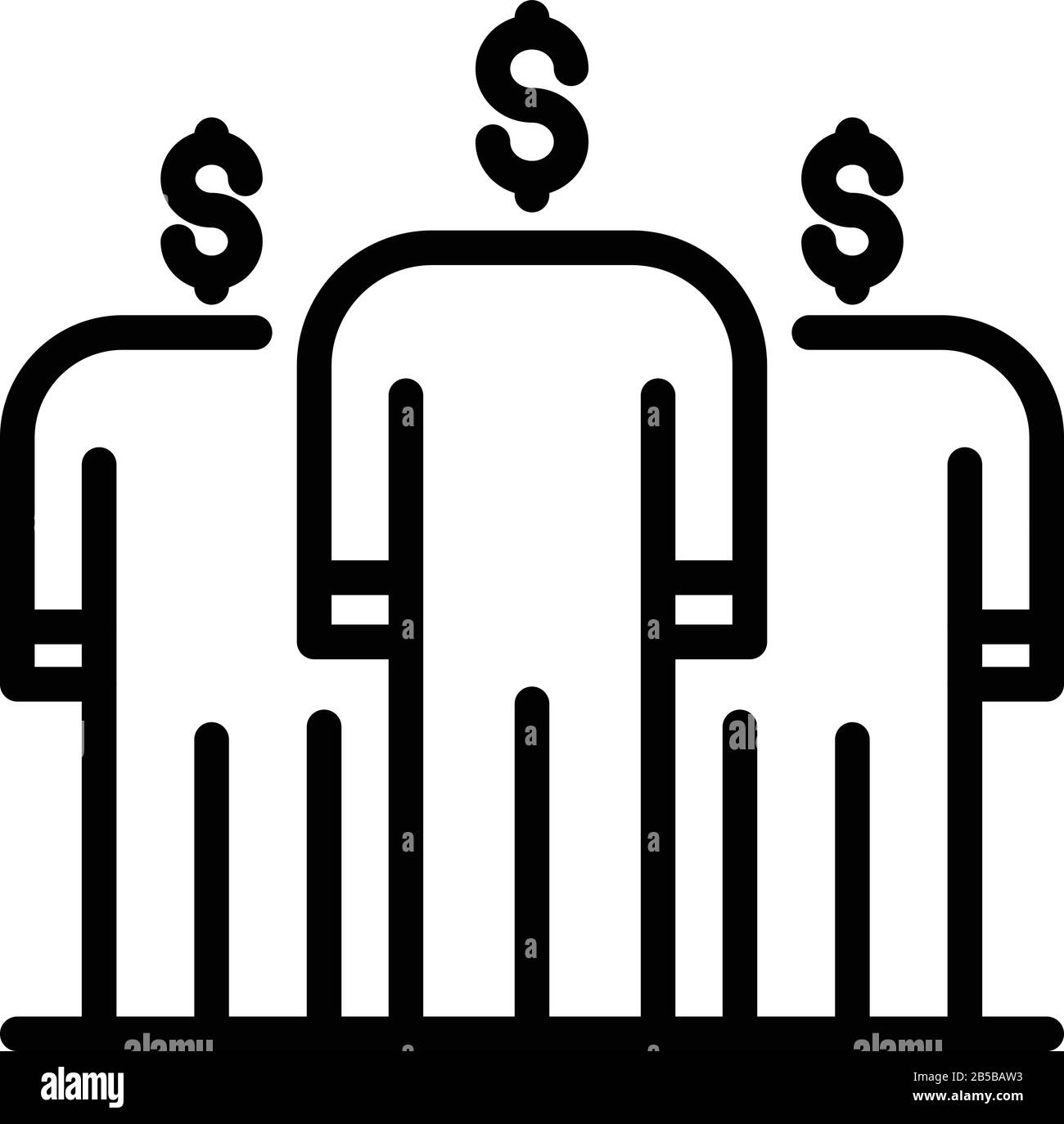 Finance group icon, outline style Stock Vector Image & Art - Alamy