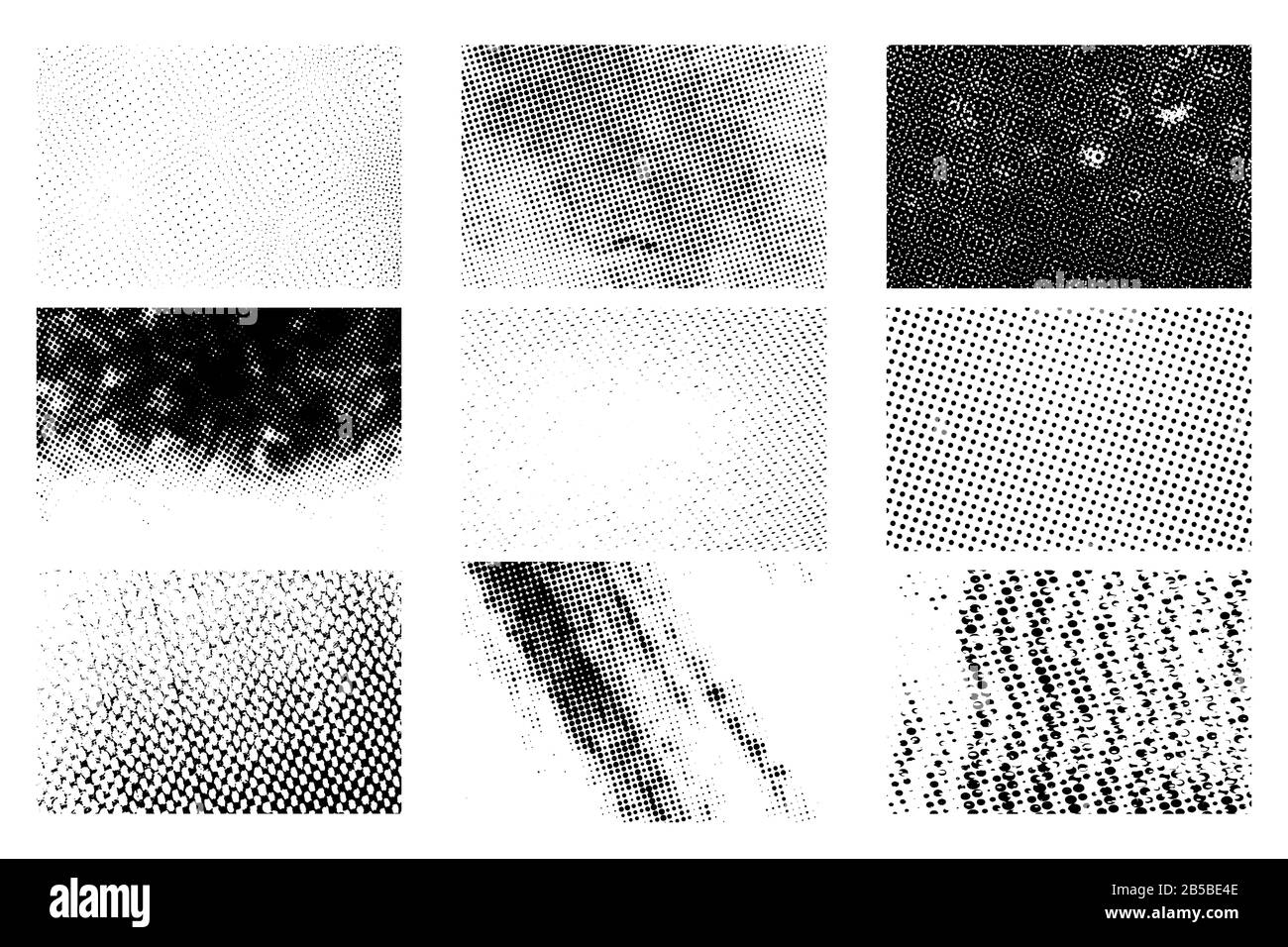 Halftone Texture Set Stock Vector Image & Art - Alamy