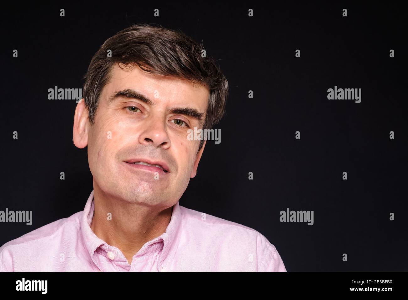 Just one man Stock Photo - Alamy