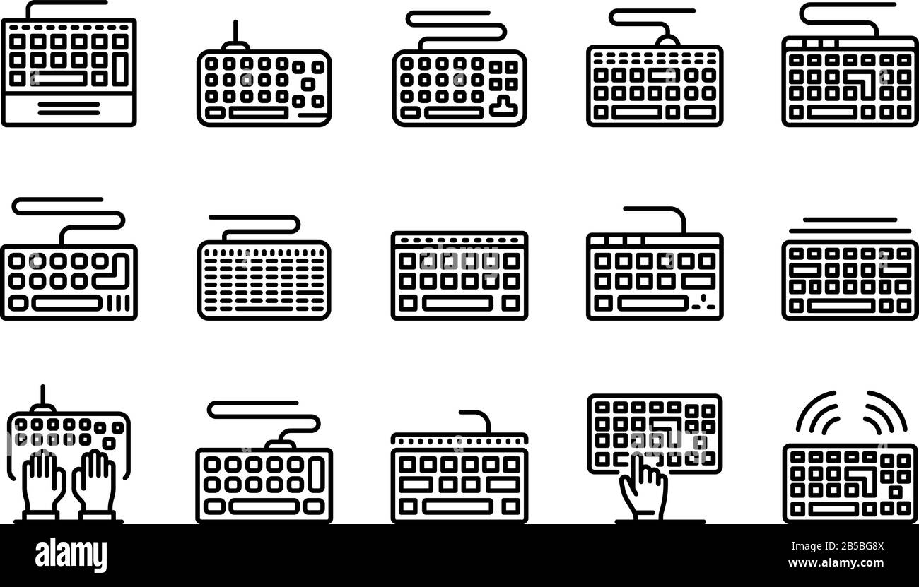 Mac keyboard mouse Stock Vector Images - Alamy