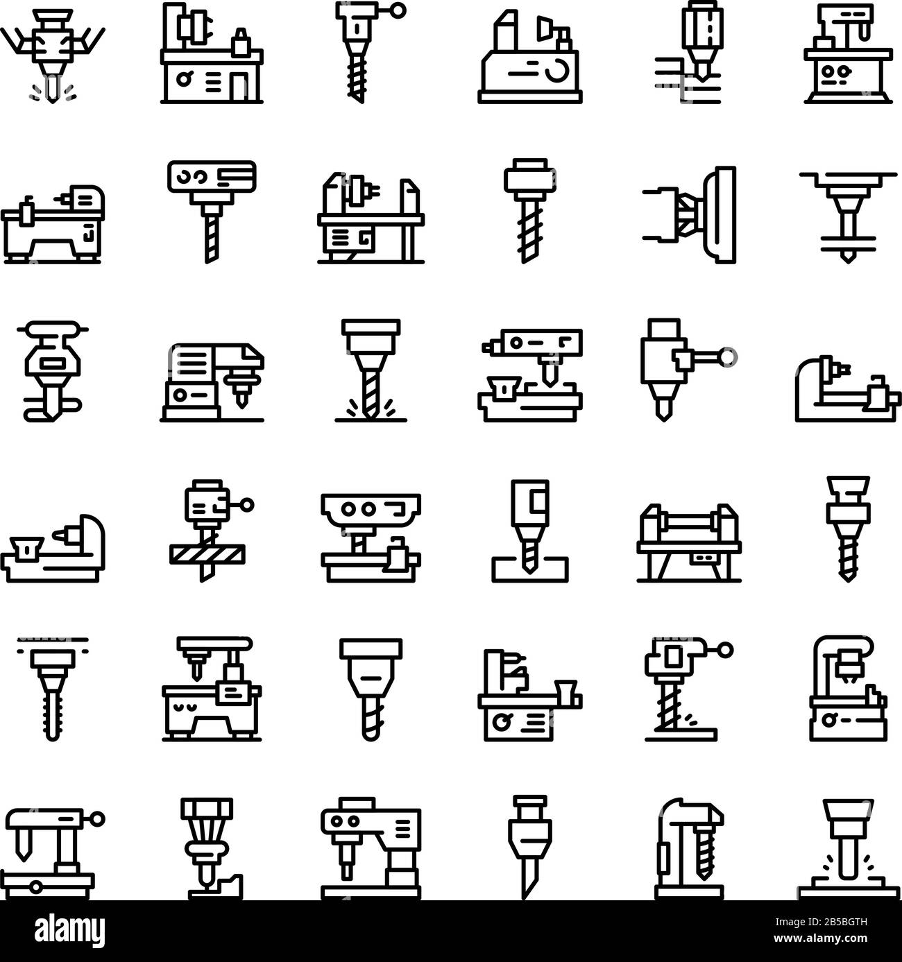 Milling machine icons set, outline style Stock Vector Image & Art - Alamy Milling machine icons set, outline style Stock Vector Image & Art - Alamy
