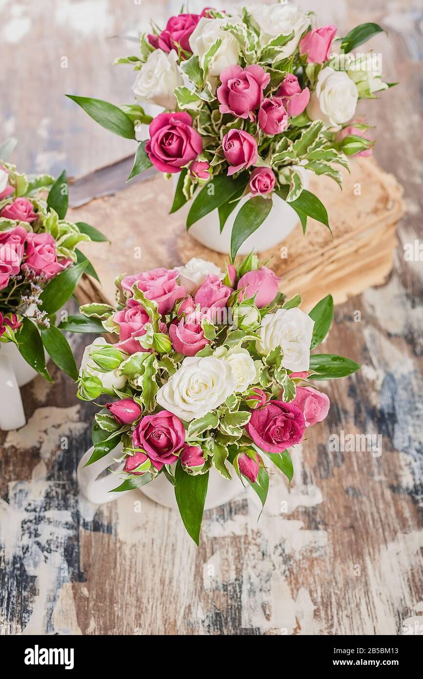 Vertical Rose Arrangement
