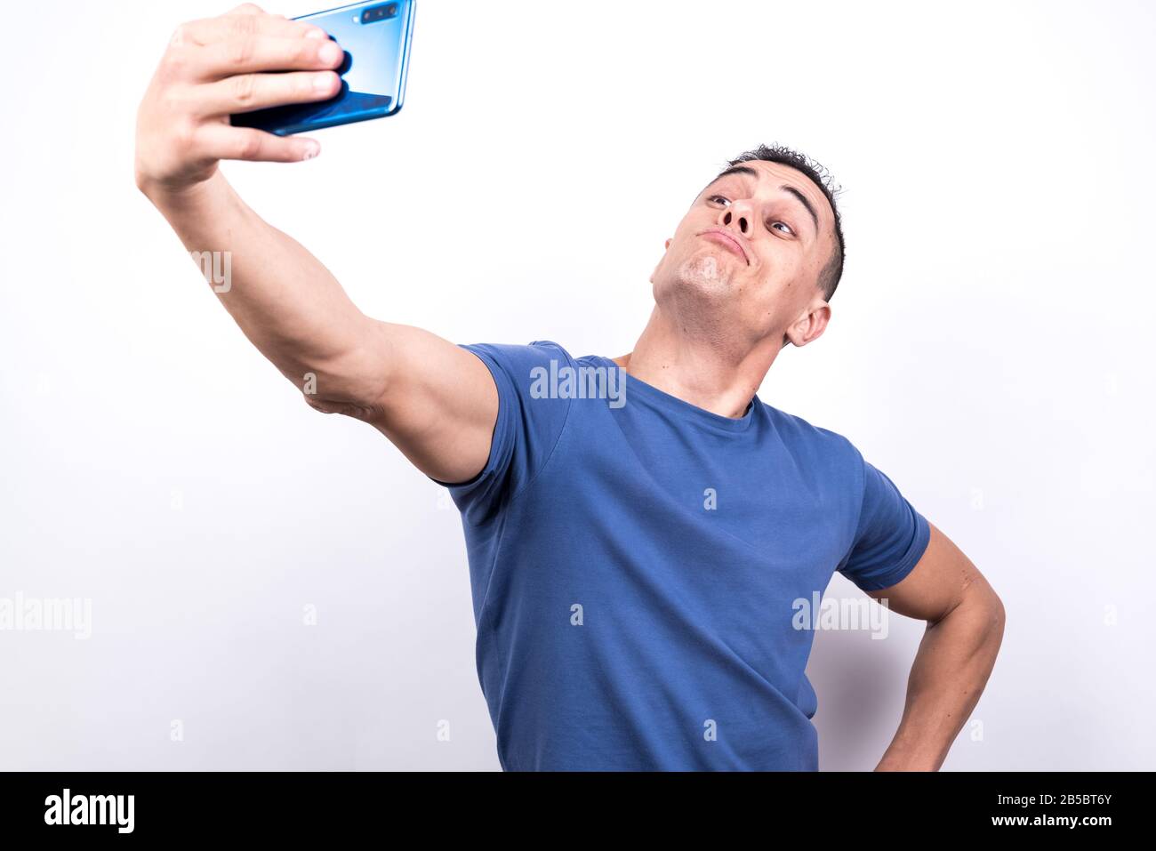 Male european student selfie hi-res stock photography and images - Alamy