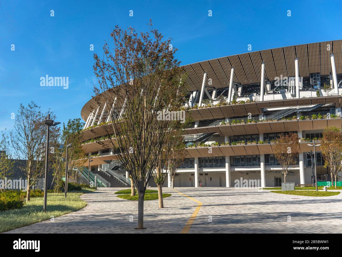 Tokyo Japan November 17 2019 New Olympic Stadium Of Tokyo Designed