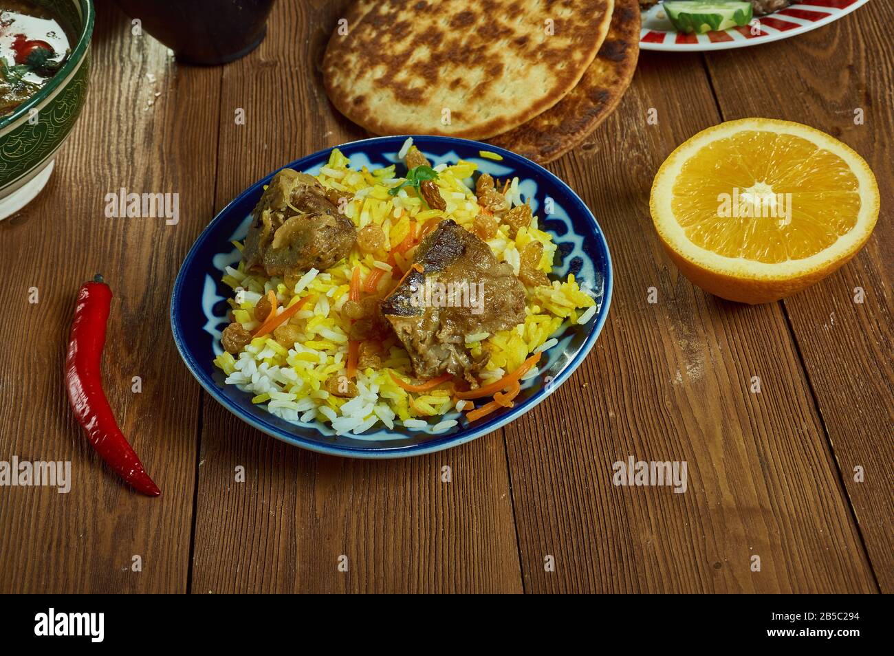Basmati White Rice Shah Jahan Pulao, Awadhi cuisine, Traditional ...