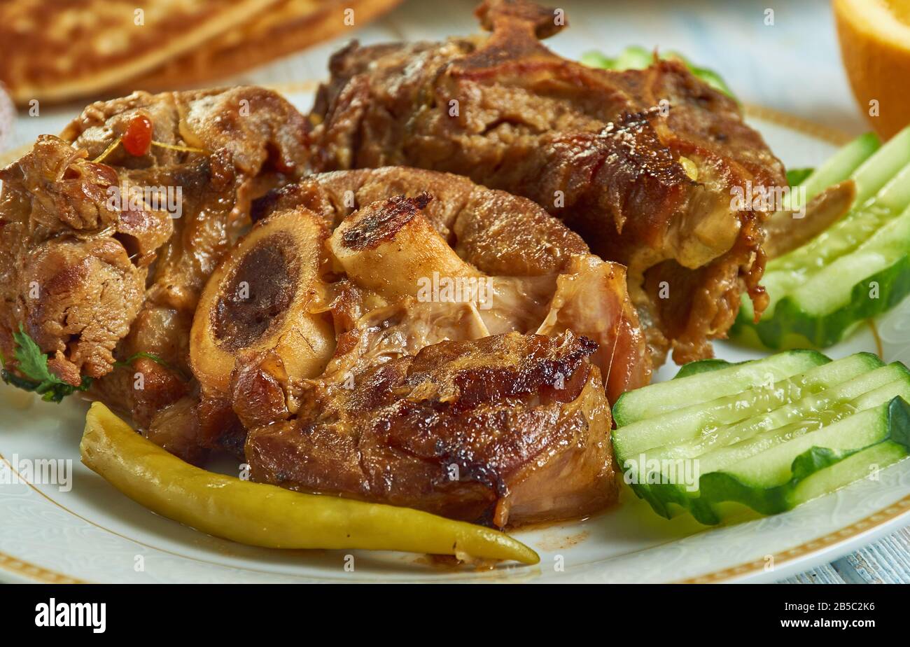 Kashmiri Style Mutton Ribs, Kashmiri cuisine, Traditional assorted ...