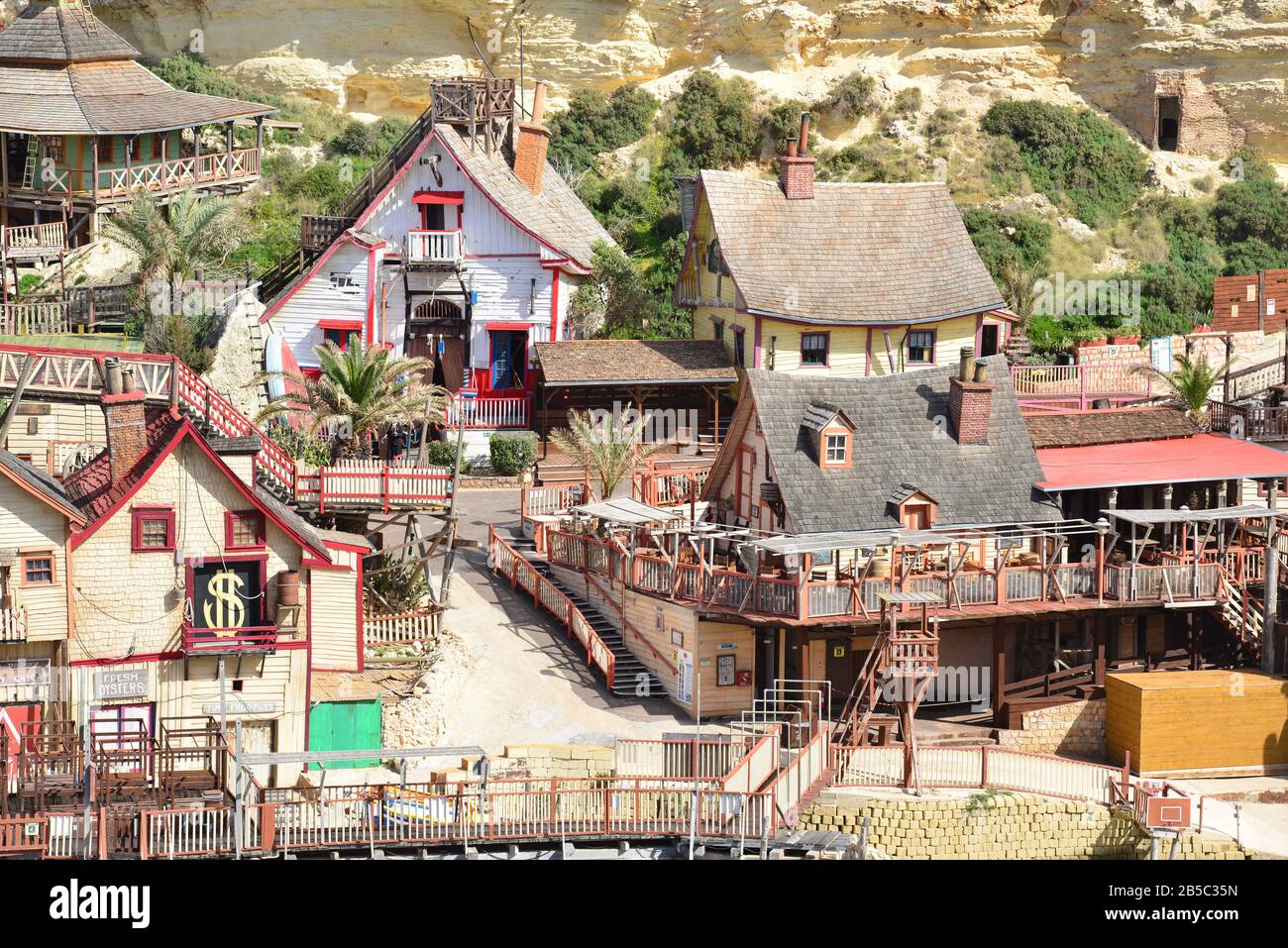 Popeye film set hi-res stock photography and images - Alamy