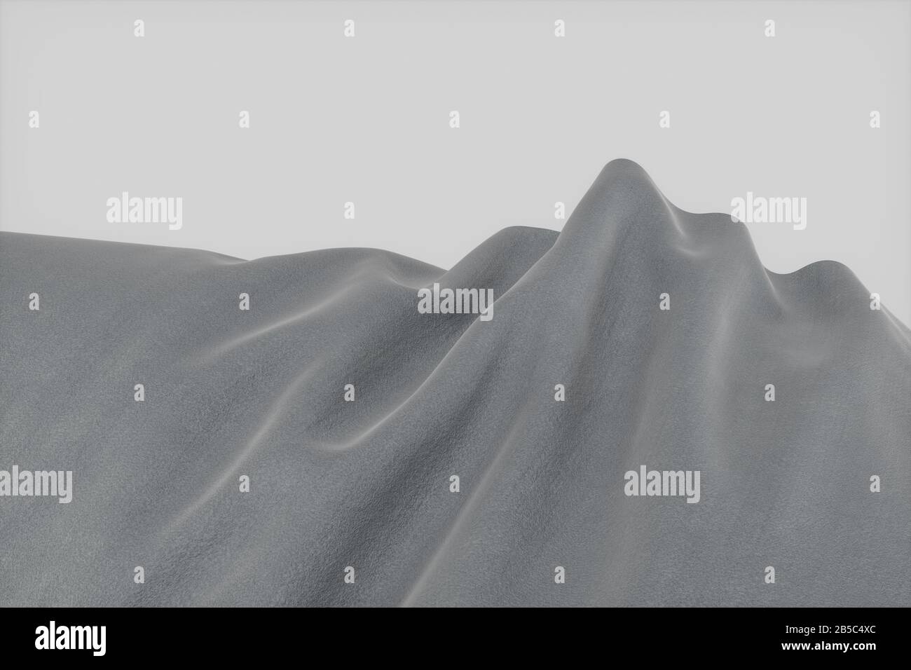 Silk and clothes,ripples and folds,3d rendering. Computer digital ...