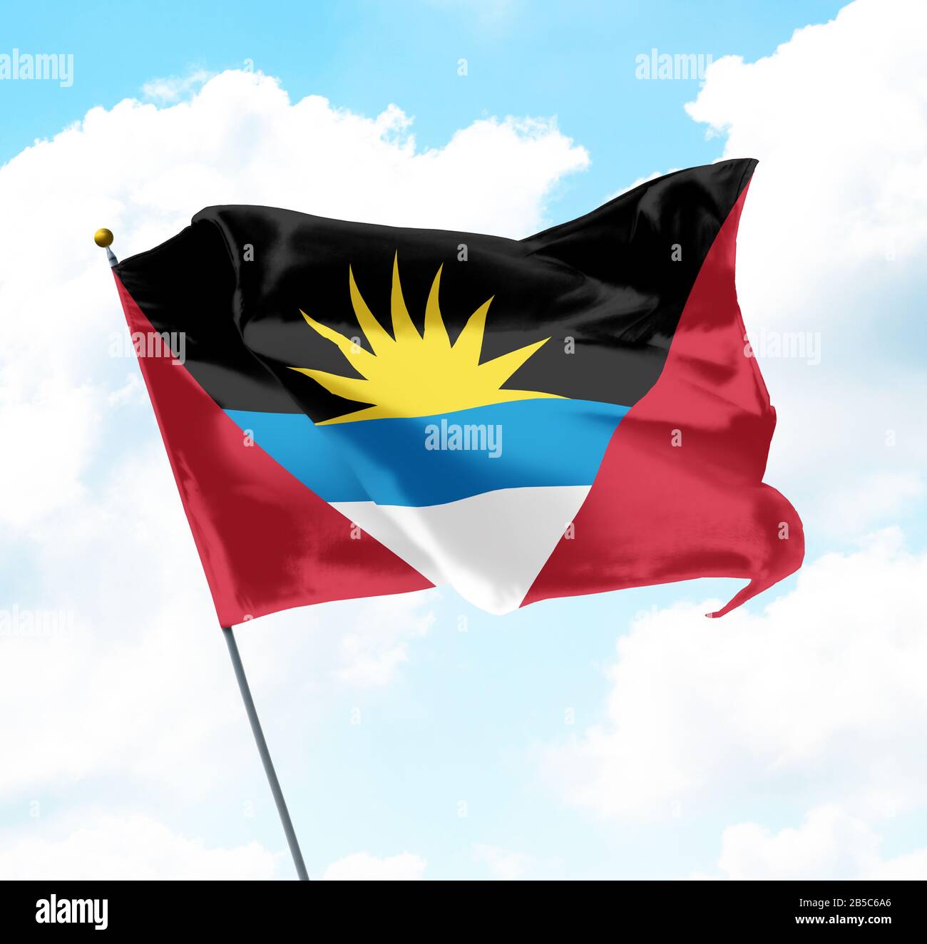 National flag of antigua hi-res stock photography and images - Alamy