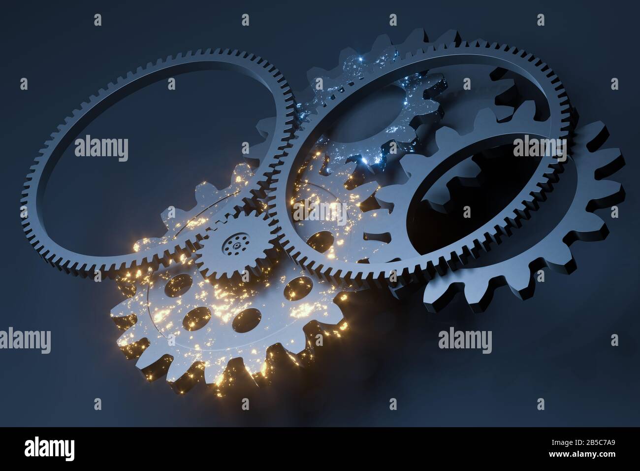 Mechanical Gear Drawing