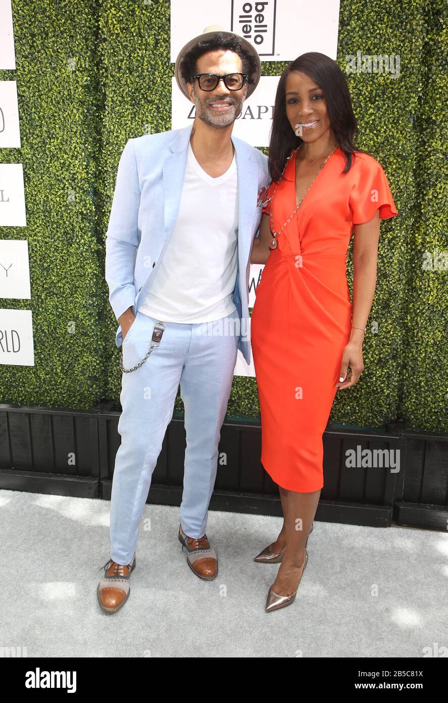 7 March 2020 - Los Angeles, California - Eric BenÃ©t, Shaun Robinson ...